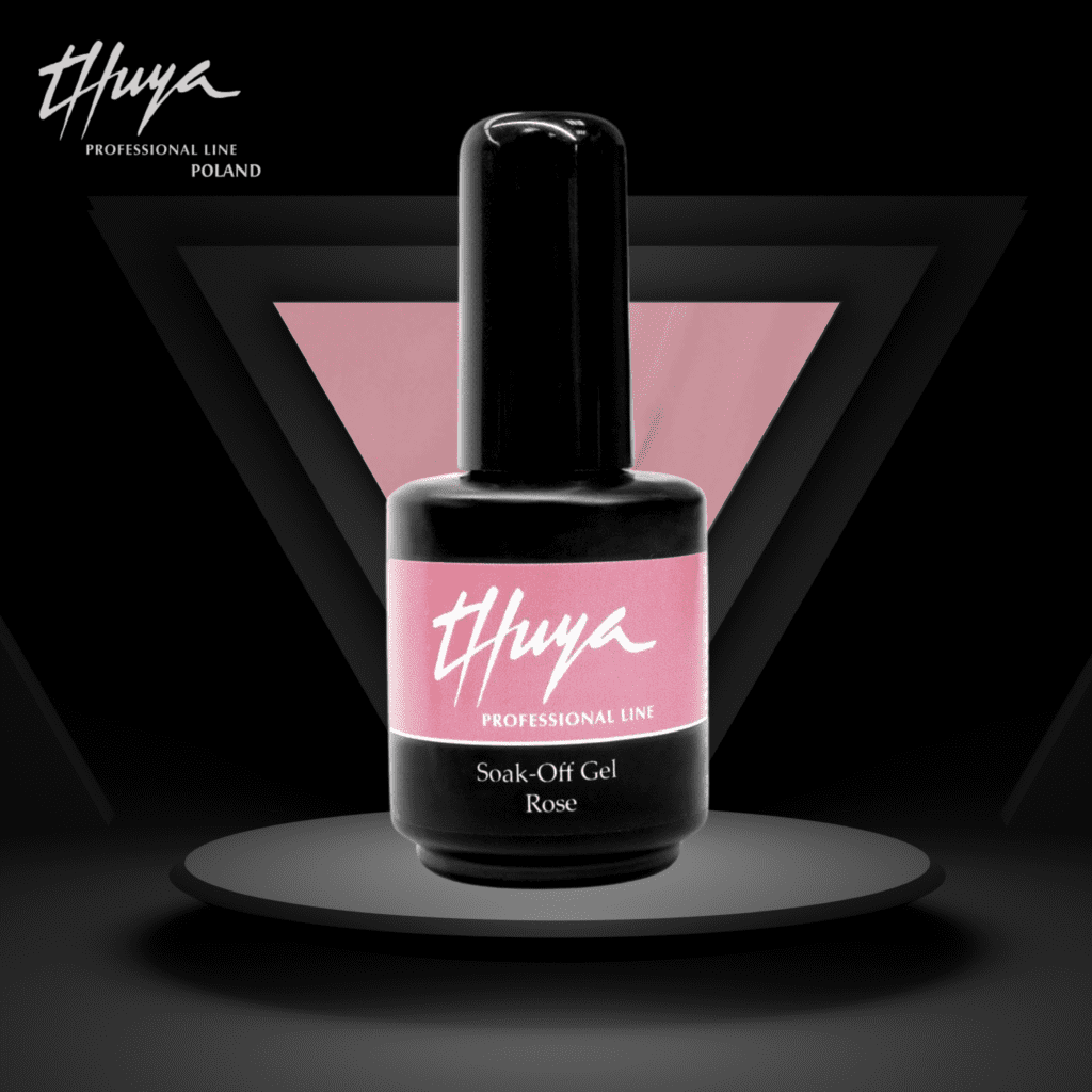 Rose Soak off gel baza hybrydowa 14 ml Thuya Nails - Pimp My Lashes