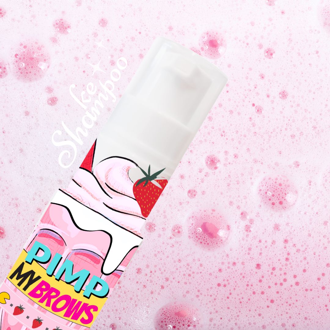 Shake Shampoo różowy piankowy szampon do brwi Pimp My Brows - Pimp My ...