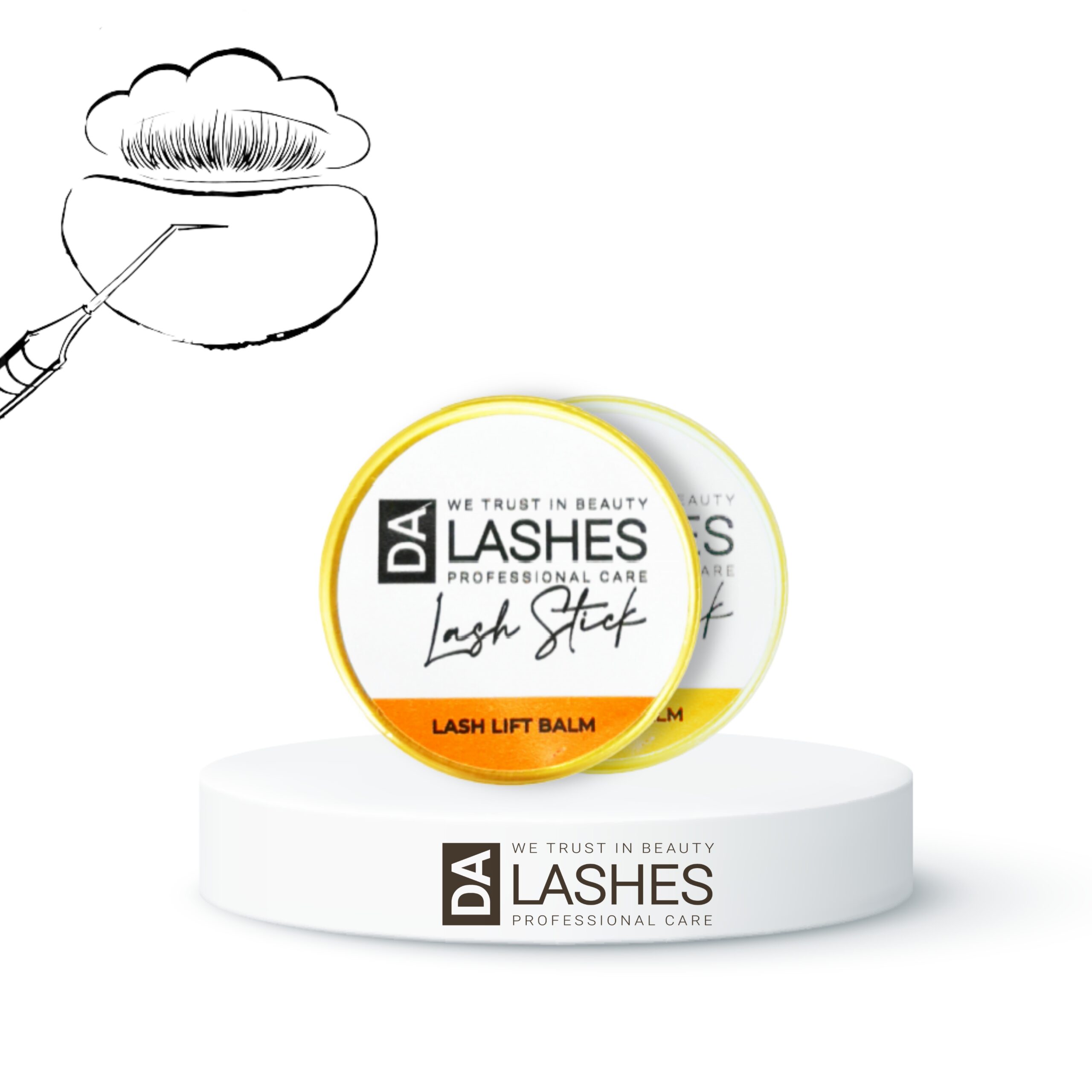 Balsam do liftingu rzęs Lash Stick Balm DaLashes - Pimp My Lashes
