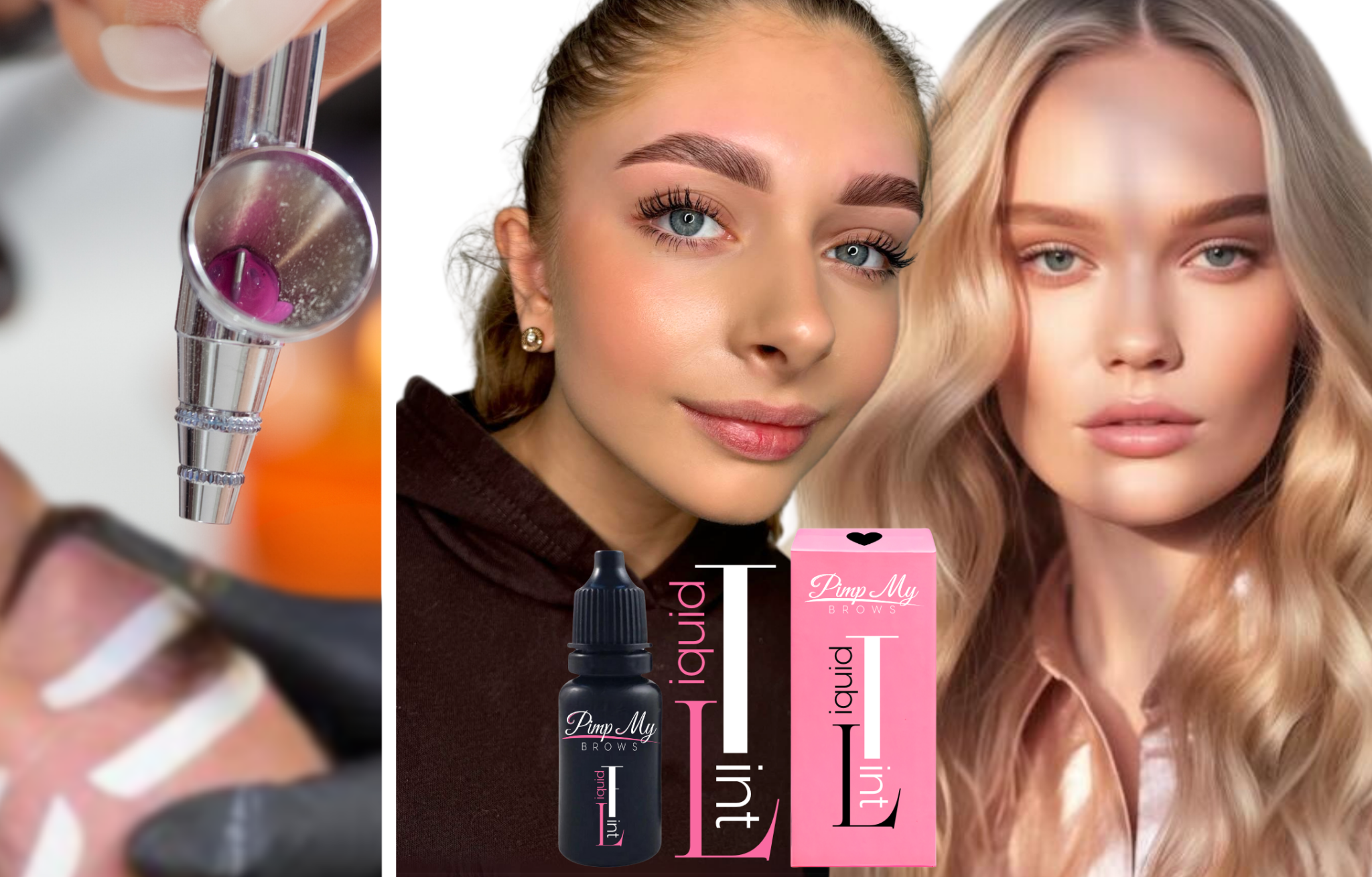 Liquid Tint - Płynne farbki do koloryzacji brwi - Pimp My Lashes