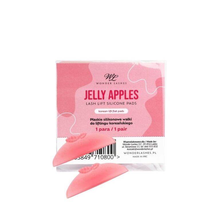 Płaskie silikonowe wałki do liftingu rzęs Jelly Apples Wonder Lashes ...